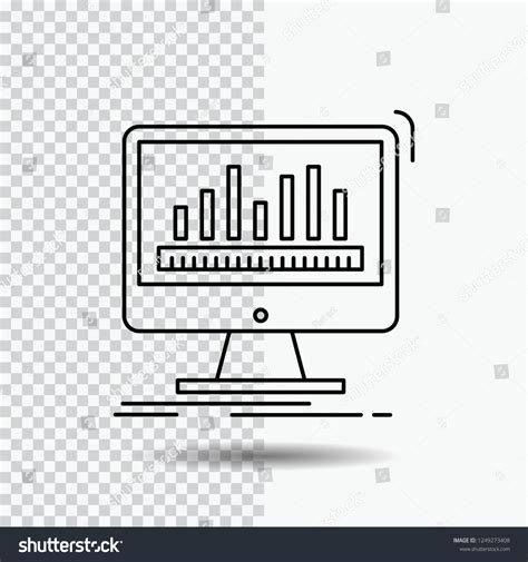 Analytics Processing Dashboard Data Stats Line Stock Vector Royalty Free 1249273408 Shutterstock
