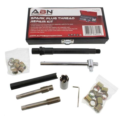 Abn Spark Plug Thread Repair Rethreading Set 14mm Metric Rethreading