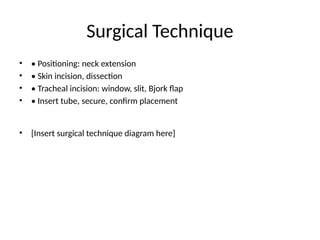 Tracheostomy Presentation Labeled Residentspptx
