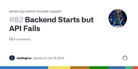 Backend Starts But Api Fails Issue Akveo Ngx Admin Bundle Support Github