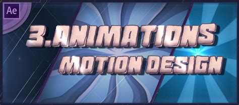 3 Animations Motion Design De Texte Avec After Effects Vol 1