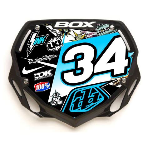 Box Custom Bmx Plate Bomber Blue Rival Ink Design Co