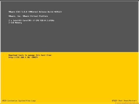 installing vmware esxi 5