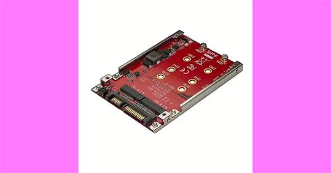 Startech Dual M To Sata Adapter Raid M Adapter For In Bay Raid S M R