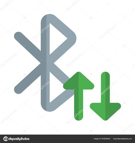 Using Bluetooth Feature Data Transfer Stock Vector By Get Net