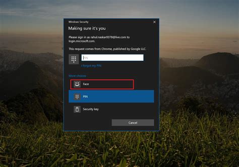 How To Connect To A Microsoft Account With A Security Key Or Windows Hello