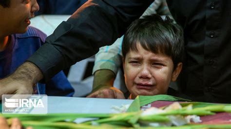 وداع با پیکر شهید مدافع امنیت سلمان امیر احمدی