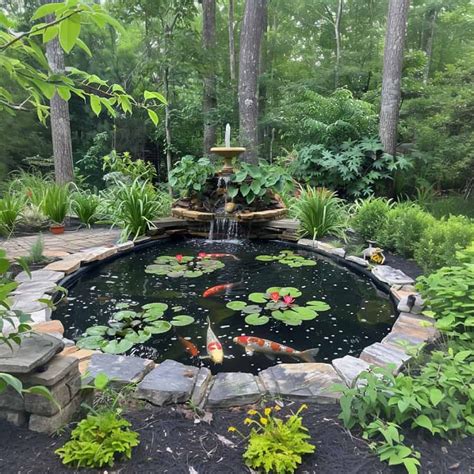 28 Stunning Koi Pond Waterfall Designs Pond Informer In 2024 Ponds