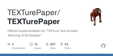 Github Texturepapertexturepaper Official Implementation For