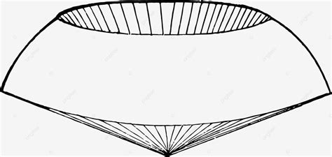 Spherical Cone Vintage Illustration Engraved Rotates Line Vector
