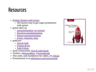 Parametrized Testing V PPT