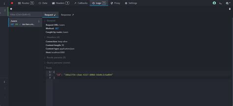 Mock Api Requests Logging