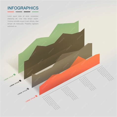 Premium Vector Creative Infographic Template Design With Trend Chart