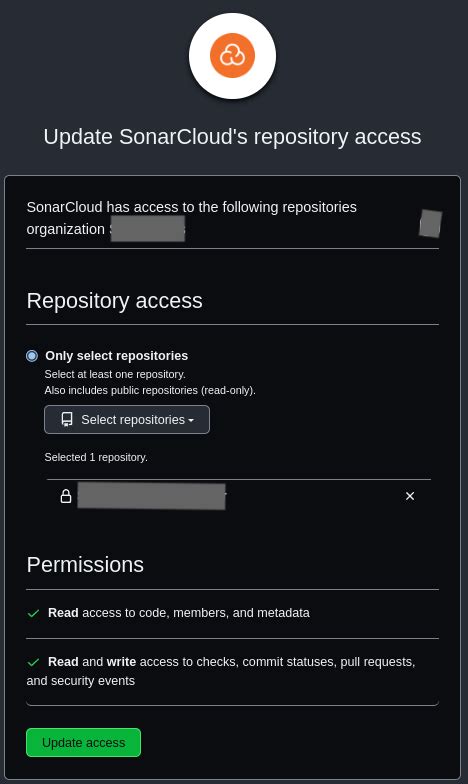 github integration stopped working sonarqube cloud sonar community