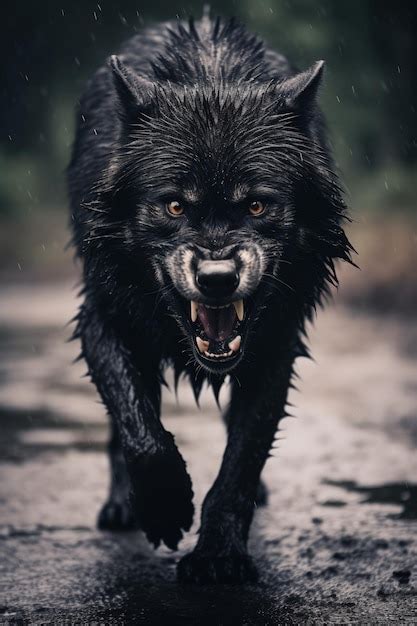 Schwarzer Wolf Ki Bilder Kostenloser Download Auf Freepik