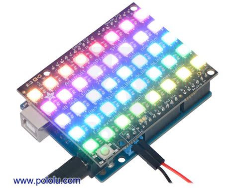 Pololu New Product Adafruit Neopixel Shield For Arduino