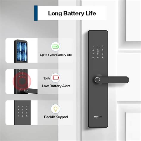 Tenon T10 Smart Security Door Lock Anti Peep Password Ic Card Rf