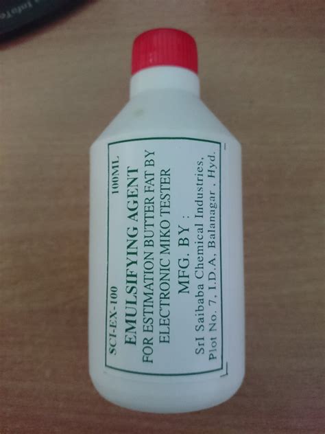Emulsifying Agent Packaging Type Bottle Packaging Size 100 Ml At