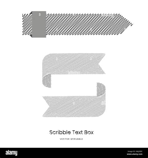 Scribble Text Box Design Stock Vector Image And Art Alamy