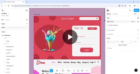 Figma Webdesign Uiux Icecreamwebsite Beginnersguide