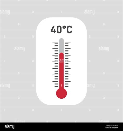 Thermometer Icon In Flat Style Climate Control Vector Illustration On Isolated Background