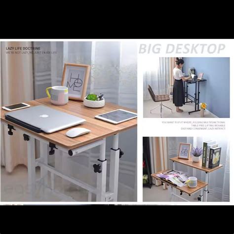 Movable Laptop Table Furniture Home Living Furniture Tables Sets On Carousell