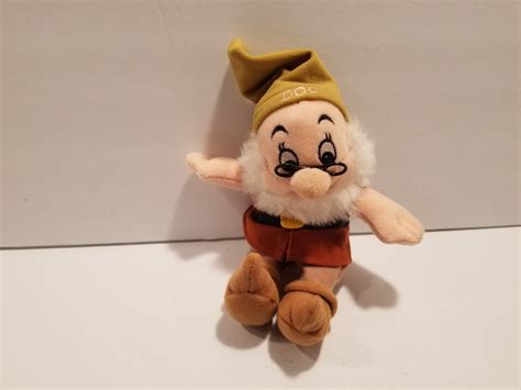 Disney Snow White Dwarf Doc Plush Stuffy Etsy