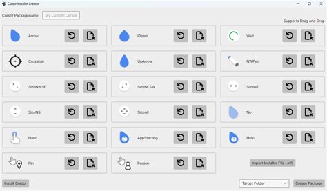 Github Der Floh Cursor Installer Creator A Program To Create Cursor Installer Files Simply