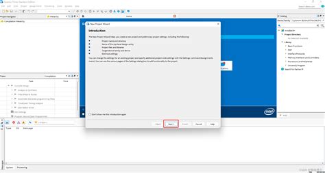 Quartus 实例应用（2）——创建设计工程quartus新建工程 Csdn博客