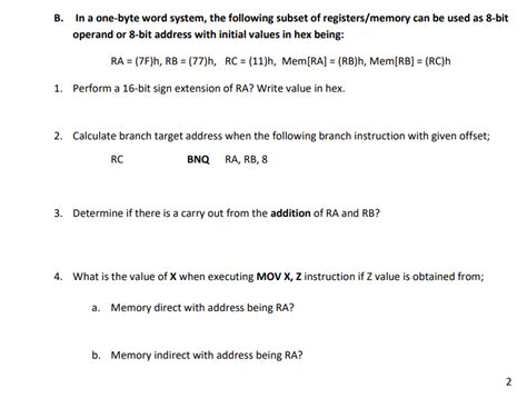 b ﻿in a one byte word system the following subset