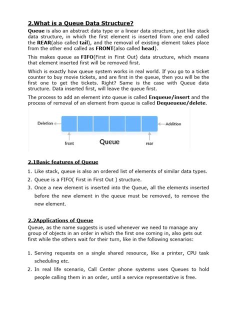 queue note download free pdf queue abstract data type computer