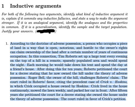 Inductive Arguments For Both Of The Following Two Chegg