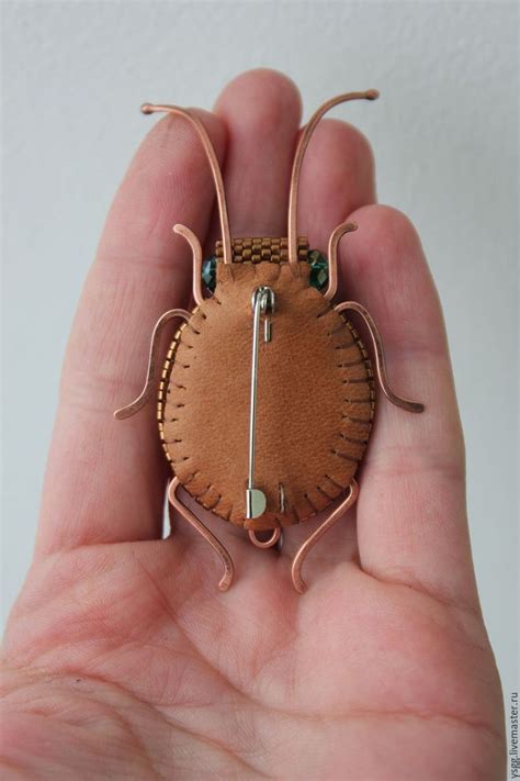 Брошь Жук Beaded Brooch Beading Tutorial Beaded Jewelry