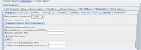 6 2 4 PCIe0 PCI Express PCI Capabilities Parameters