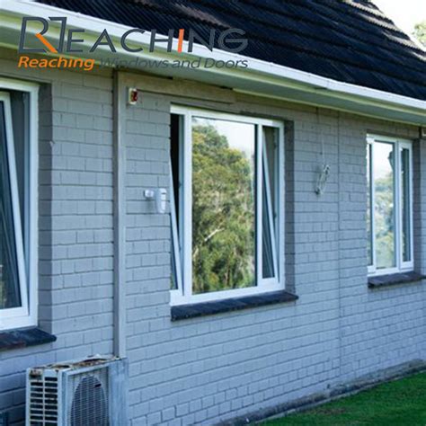 Reaching Build UPVC Profile Tilt And Turn Windows With Double Tempered Clear Glass And Safety