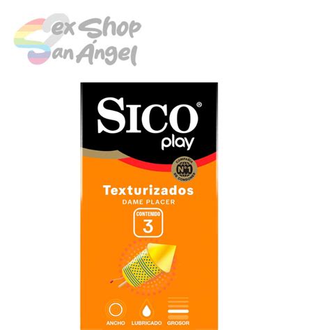 Condones Sico Texturizados Sex Shop San Ángel