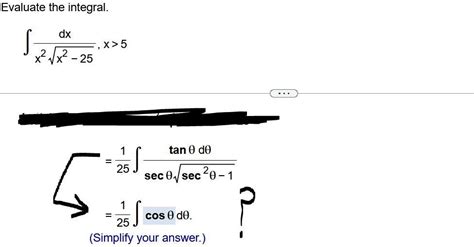 Solved How Does The Integral Simplify From The Arrow To The