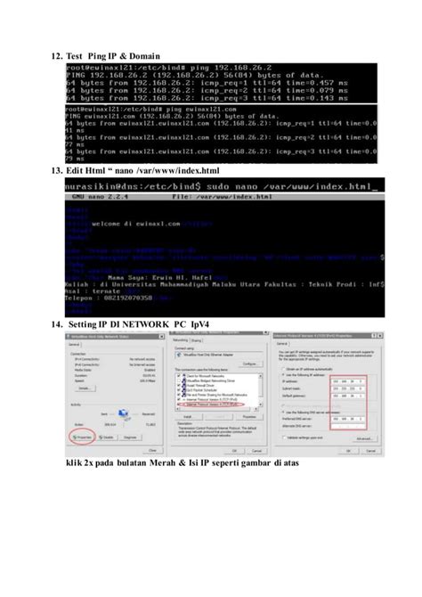 Simulasi Dns Server Di Ubuntu Server Docx