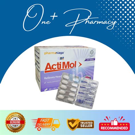 Actimol 650mg Paracetamol 10s 1papan Shopee Malaysia