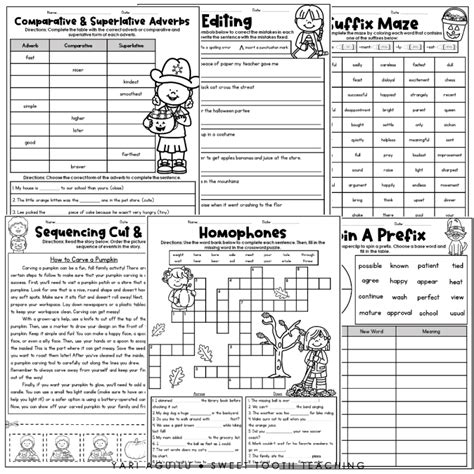 3rd Grade Math And Reading Worksheets Homeschool Test Review