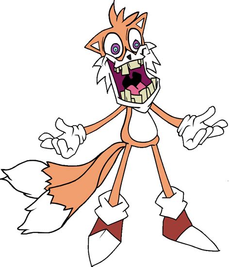 sonic exe but i restored it ] sh tails up by iqiwiwiwi on deviantart