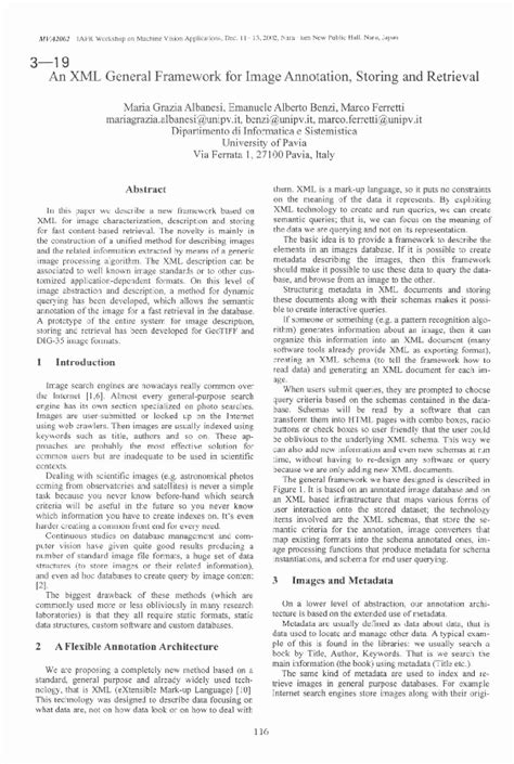 Pdf An Xml General Framework For Image Annotation Storing And Retrieval