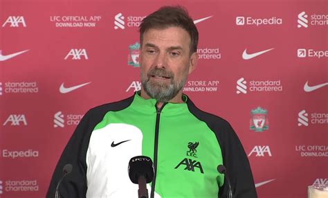 Jurgen Klopp Teases Liverpool Rotation Hint Ahead Of Merseyside Derby