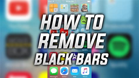 How To Remove Black Bars In Your Videos Ios Youtube