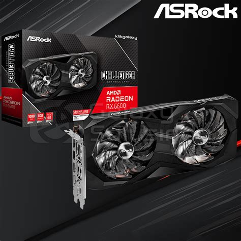 Asrock Radeon Rx 6600 Challenger D 8gb Gddr6 Vga Rx6600 Ddr6 Shopee
