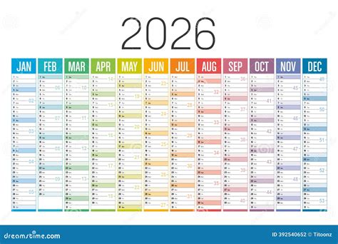 Wall Calendar 2030 Template On Red Wave Background Calendar 2030 Design Desk Calendar 2030