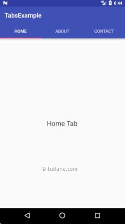 Android Tabs With Fragments And ViewPager Tutlane