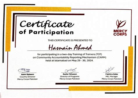 Hasnain Ahmed On Linkedin Excited To Share My Latest Achievement I Recently Received A