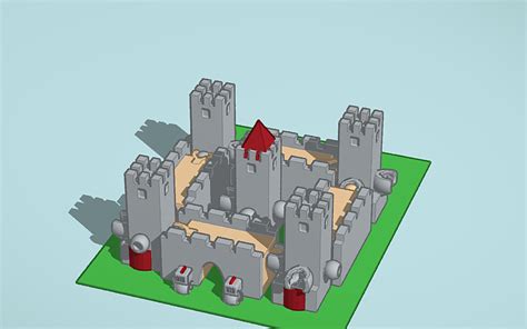 3d Design Tinkerplay Castle Tinkercad