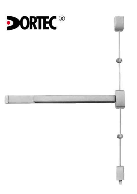 Dortec Vertical Type Panic Exit Device For Double Fire Door Vertical Lock And Panic Bar